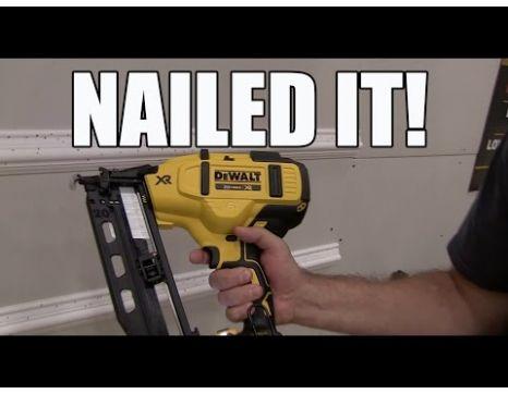 Dewalt dcn662d1 20v max xr 16 ga cordless straight finish nailer kit store